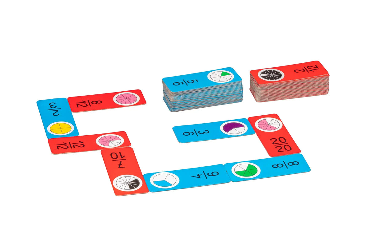 Fractions Domino - Apprentissage Ludique des Mathématiques - La bulle ...