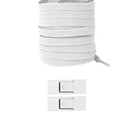 Lacet rapide a pression sans attache blanc - La bulle atypique